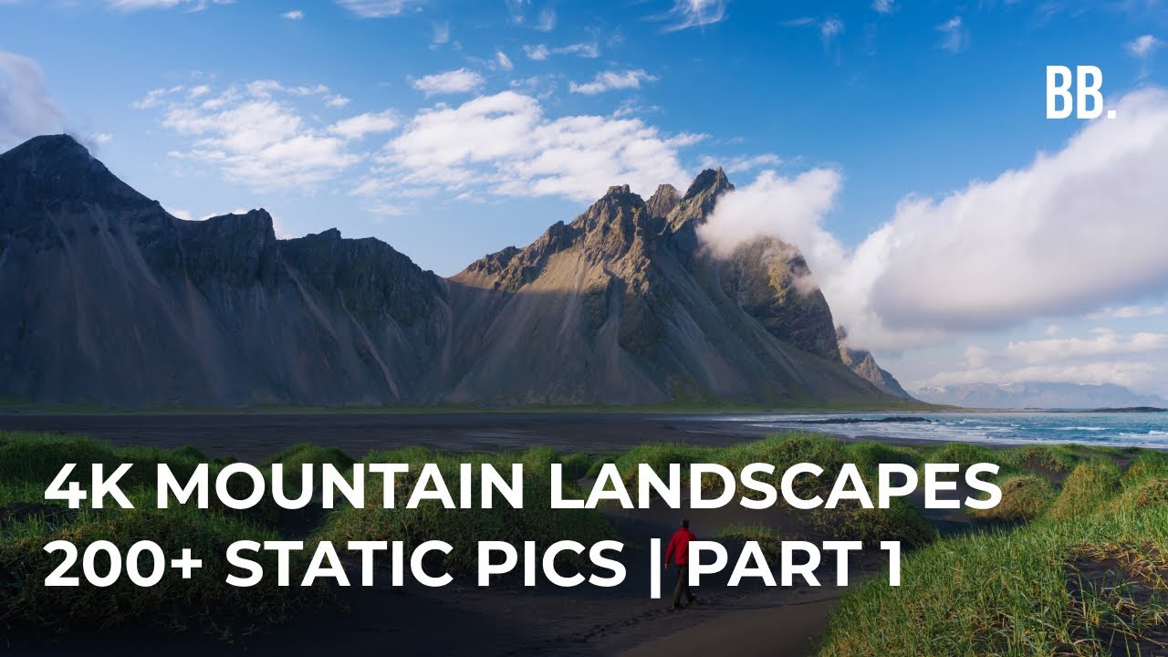 4K Mountain Landscapes | Beautiful Static ScreenSaver for 4K TV, PC, PS ...