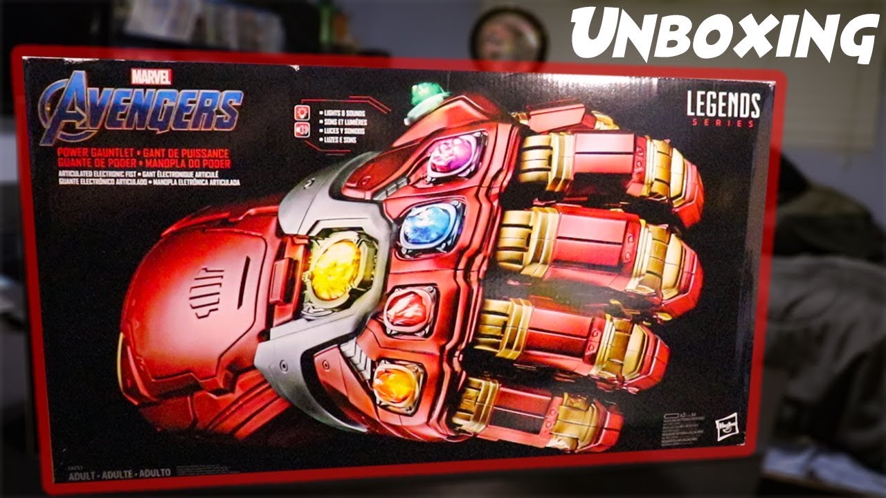 Marvel Legends Avengers Endgame Power Gauntlet Unboxing - YouTube