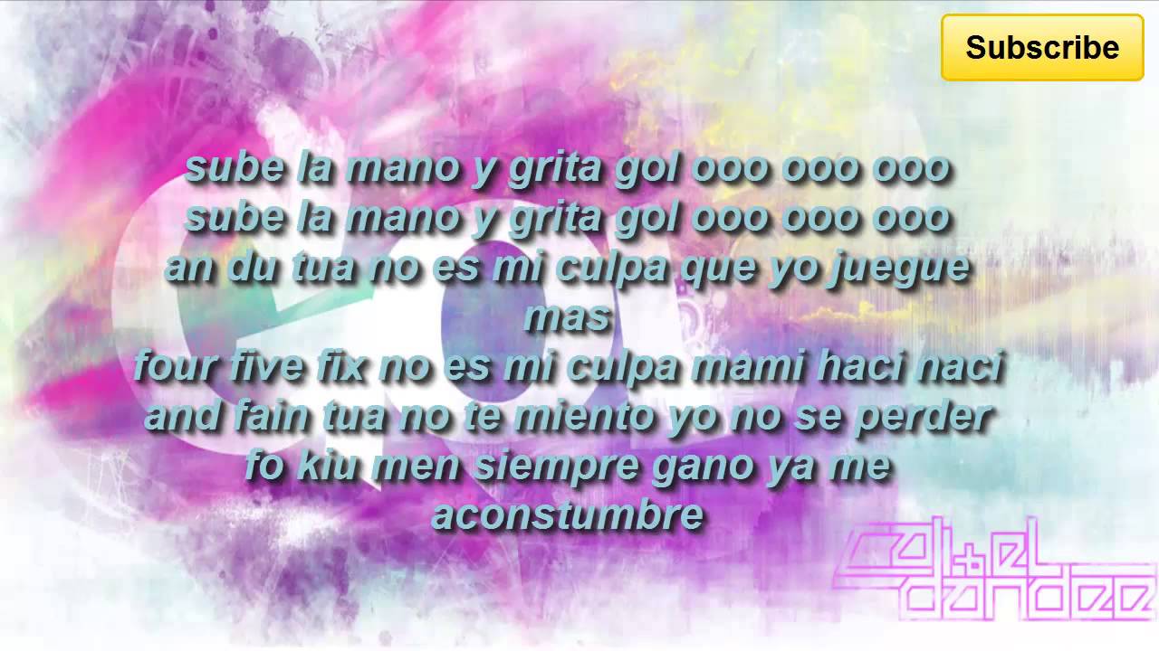 Cali Y El Dandee - Gol [HD with Lyrics] - YouTube