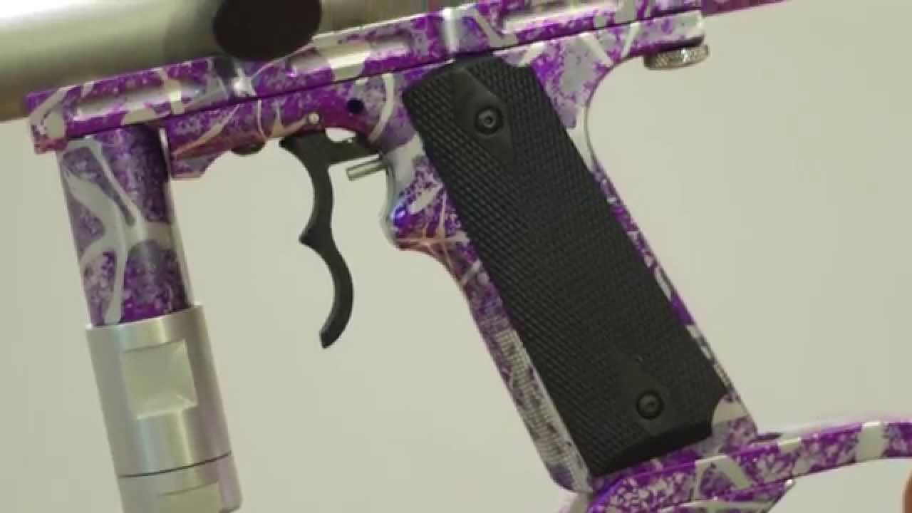 Splash AGD Automag with Checkering on the Frame - YouTube