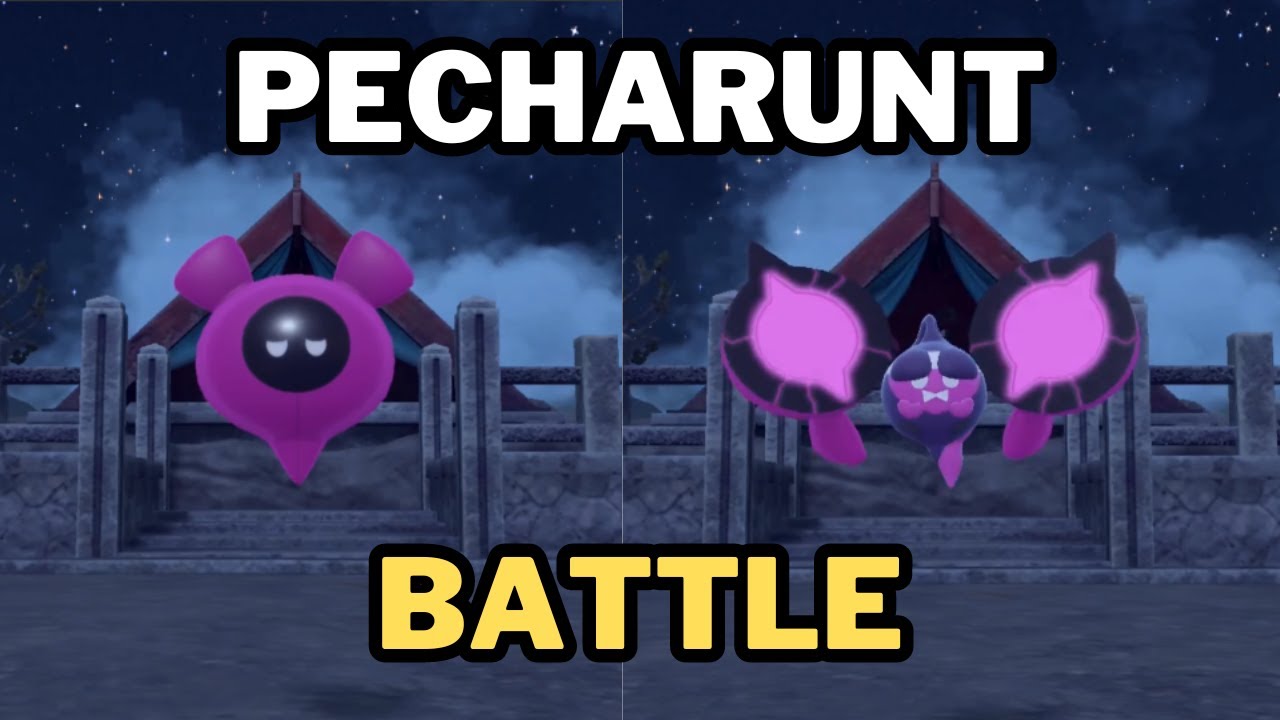 Pecharunt Legendary Battle in Pokemon Scarlet and Violet - YouTube