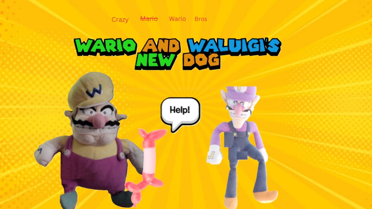 Crazy Wario Bros s1e4 Wario And Waluigi's new Dog!! - YouTube