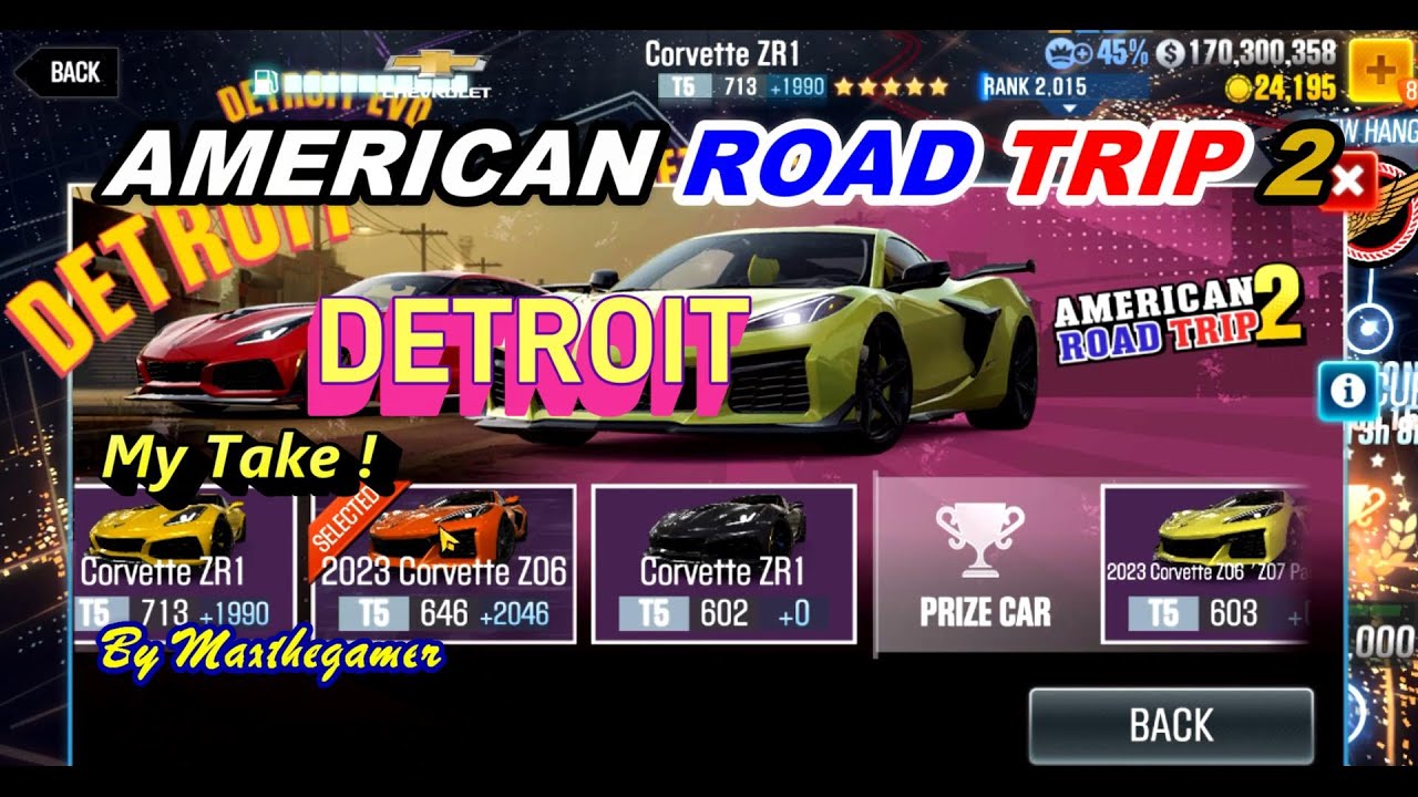 CSR 2 | CSR Racing 2, American Road Trip 2 Detroit, My Take. - YouTube