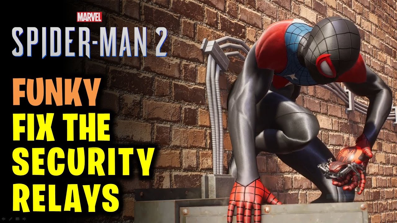 Funky: Find and Fix the Security Relay | Spider-Man 2 - YouTube