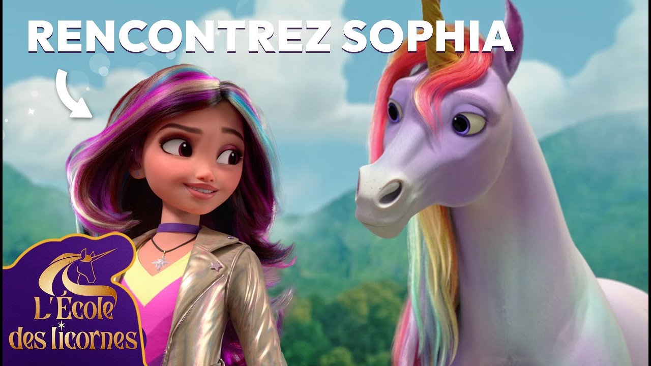 Rencontrez SOPHIA et WILDSTAR 🦄 | L'école des Licornes | Dessins animés ...