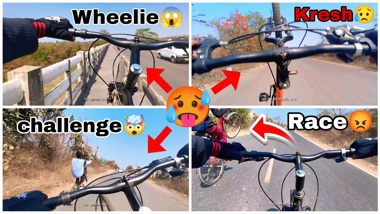 Wheelie Race 😡 challenge 😱 MTB Rider 😊 wheelei and stunts videos - YouTube