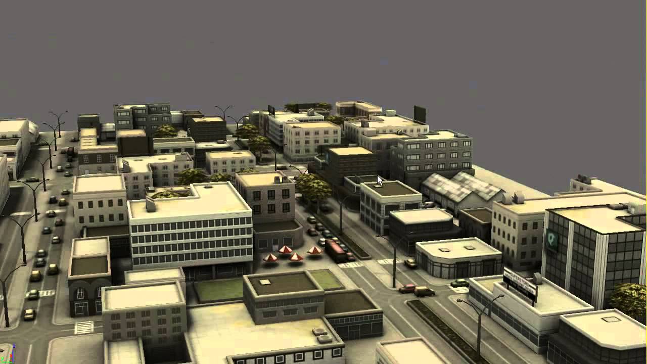 Tileset City (3ds Max) - YouTube