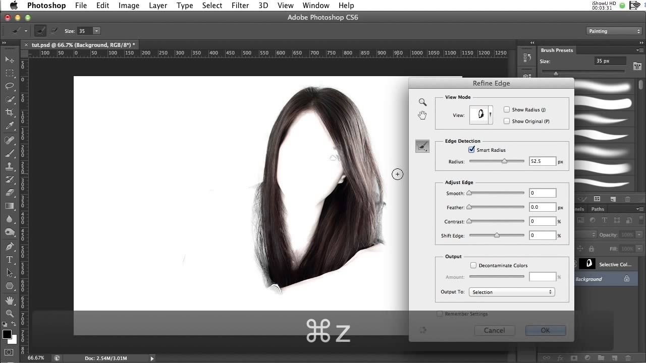 How to change hair color in photoshop cs6 tutorial YouTube - YouTube