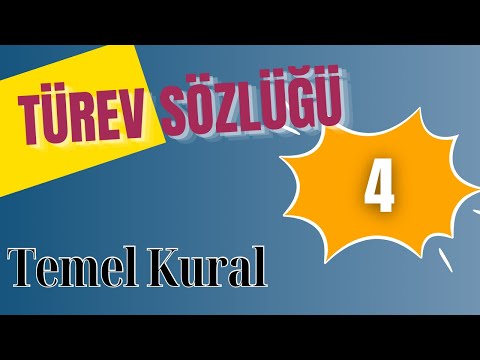 📝 Türev Sözlüğü #4 — x’in Türevi | Temel Kural