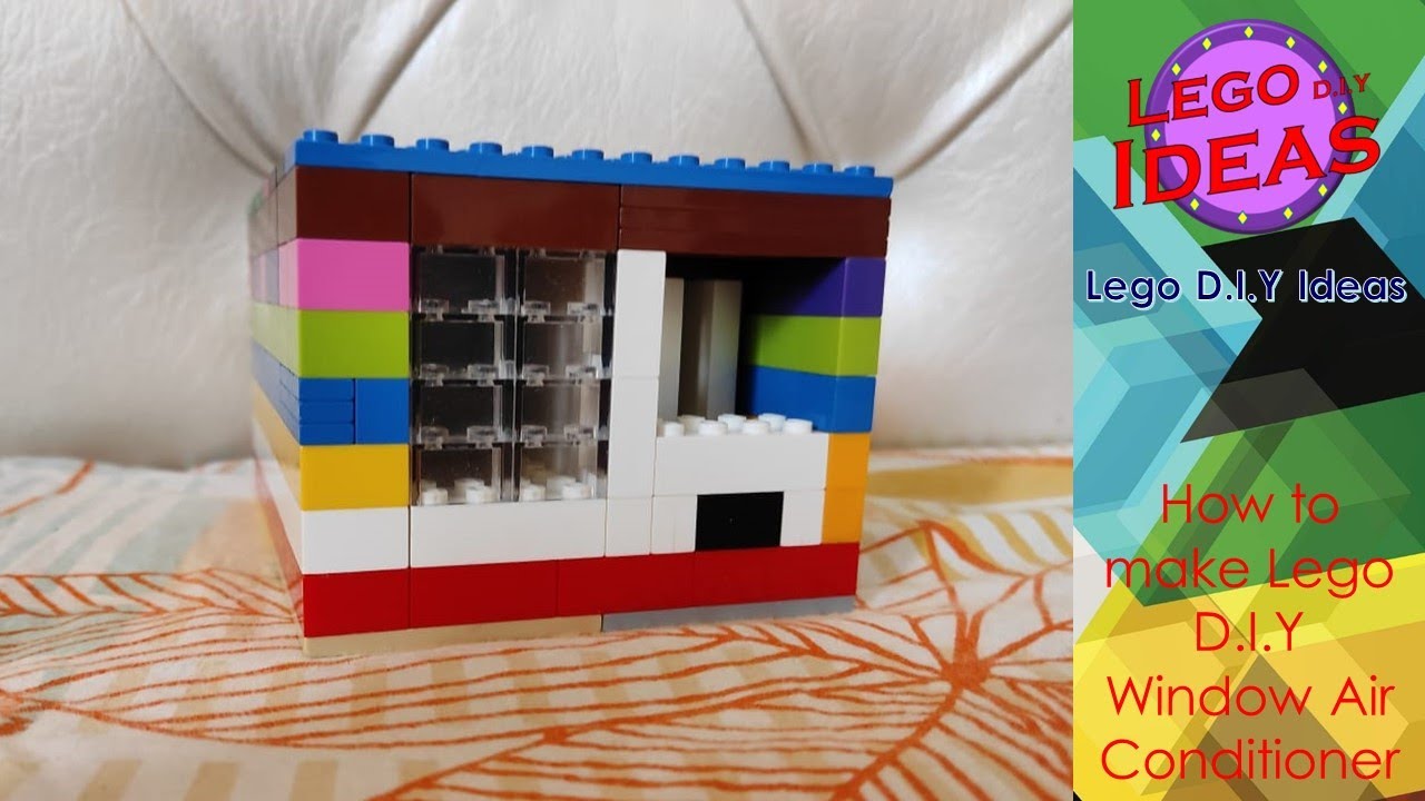 How to make Lego DIY Window Air Conditioner {100% working} || Lego ...