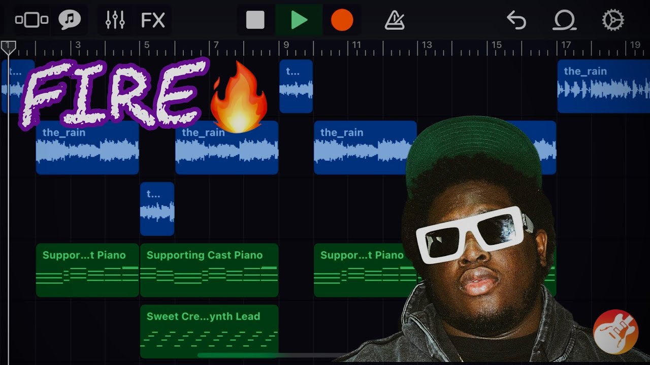 How to Make Sampled Beats on GarageBand iOS! - YouTube