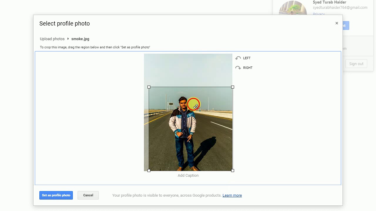 How to Change Youtube and Google Gmail account Profile Pic - YouTube
