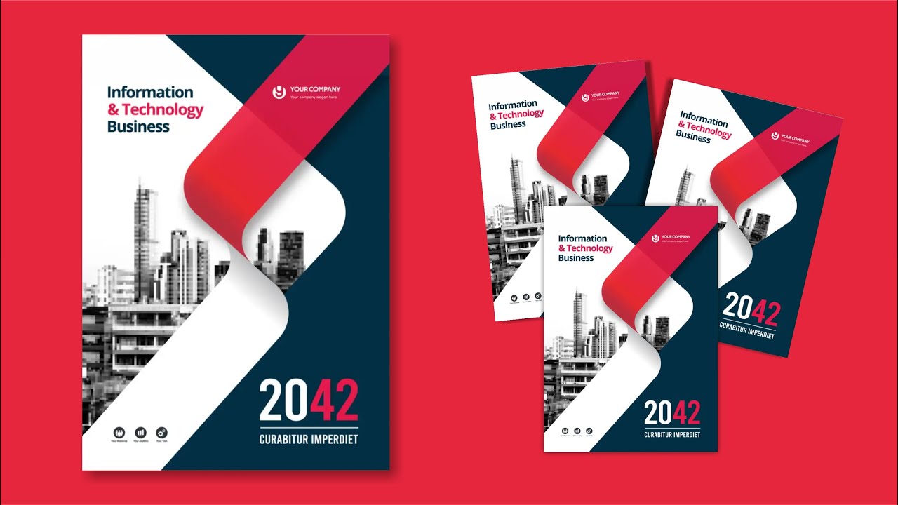 How to Make a Brochure Flyer in Corel Draw | Corel Draw Tutorial - YouTube