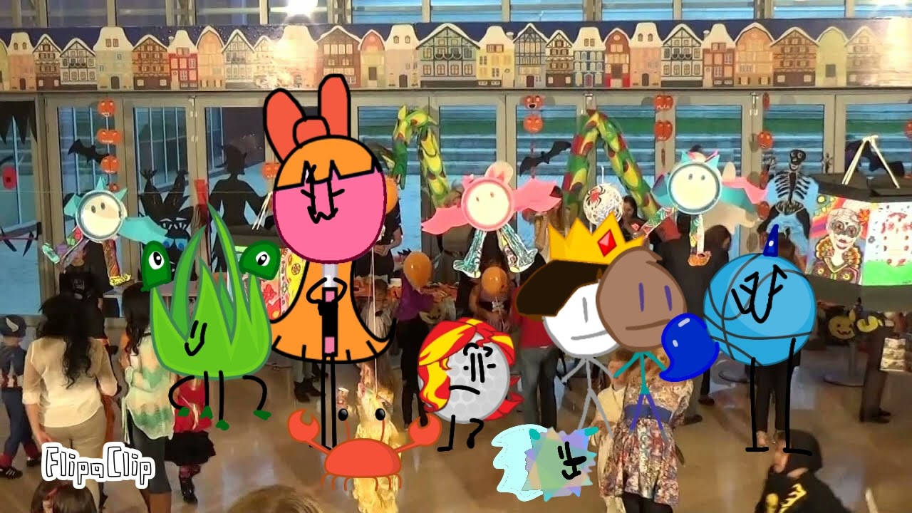 bfdi party Halloween - YouTube