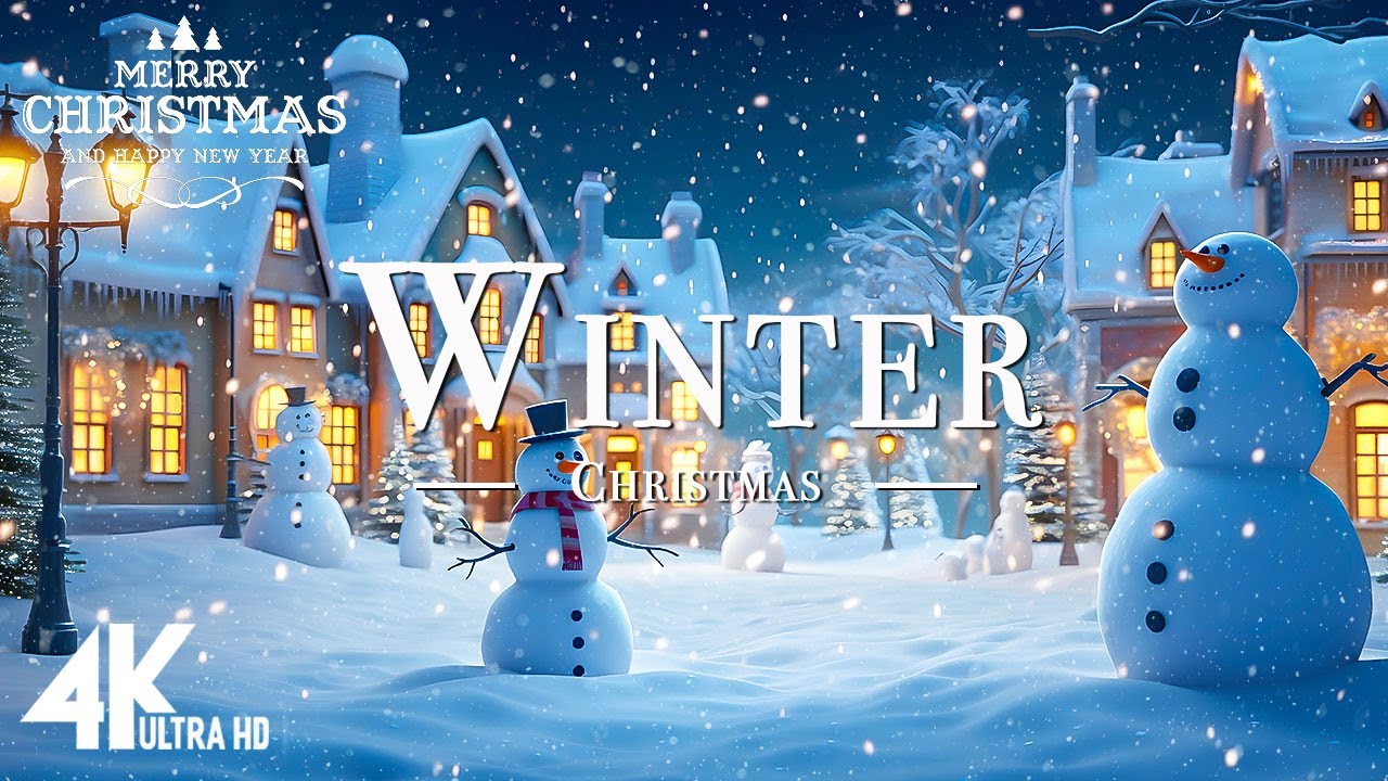 Winter Wonderland 4K - Scenic Winter Relaxation Video with Top ...