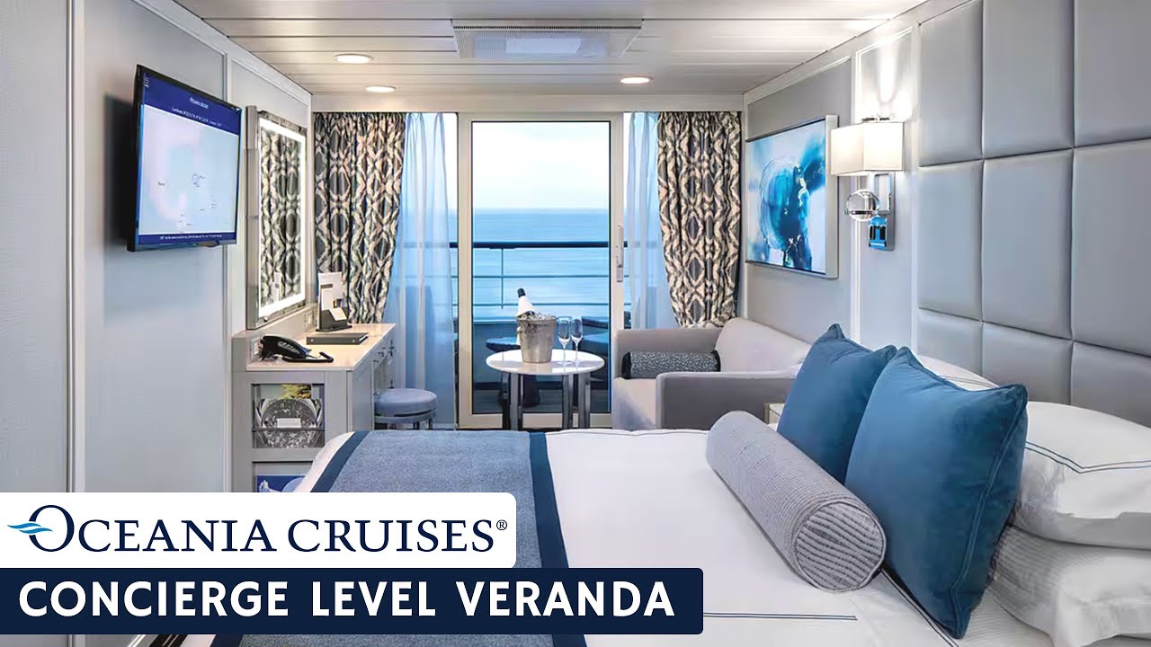 Oceania Sirena | Concierge Veranda Stateroom Full Walkthrough Tour & Review | 4K - YouTube