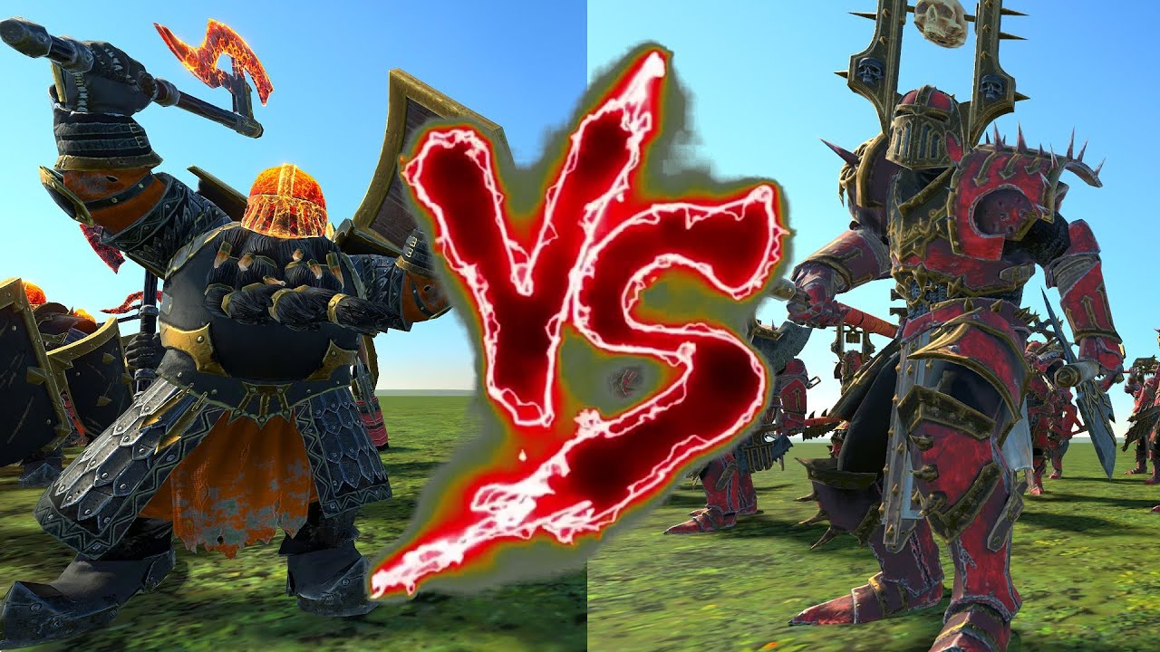 Infernal Ironsworn VS Chosen of Khorne(DW): Who would kill more goblins ...