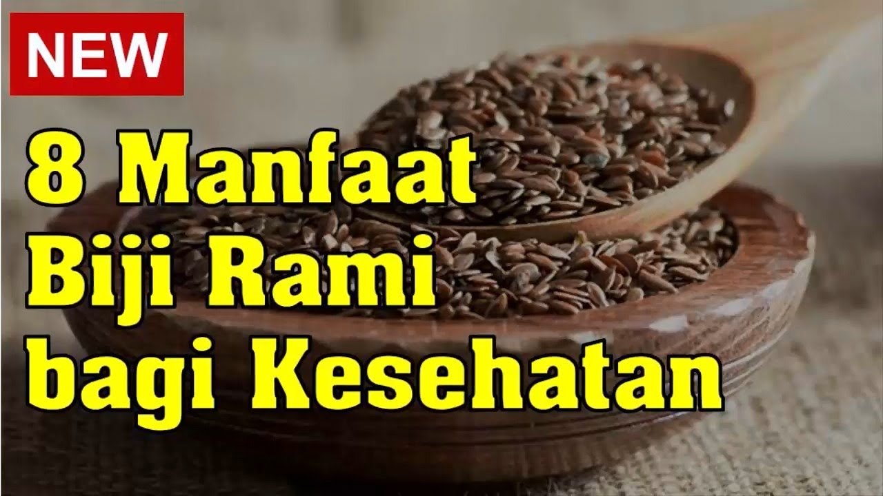 8 Manfaat Biji Rami bagi Kesehatan - YouTube