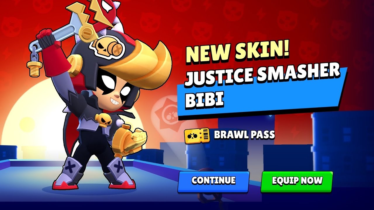 Getting Justice Smasher Bibi In Brawl Stars! - YouTube