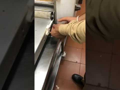 how to change the conveyor belt off rondo dough sheeter