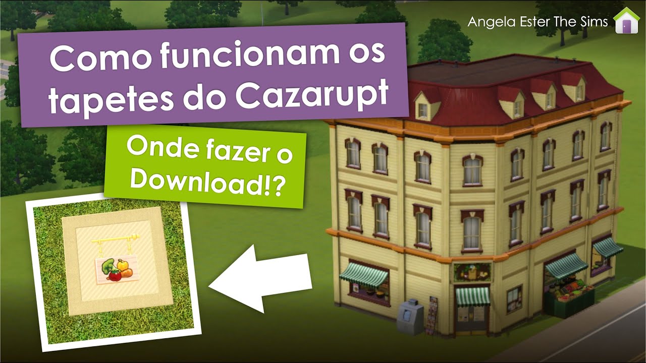 Tutorial como funcionam os tapetes Rabbit Holes no The Sims 3 - YouTube