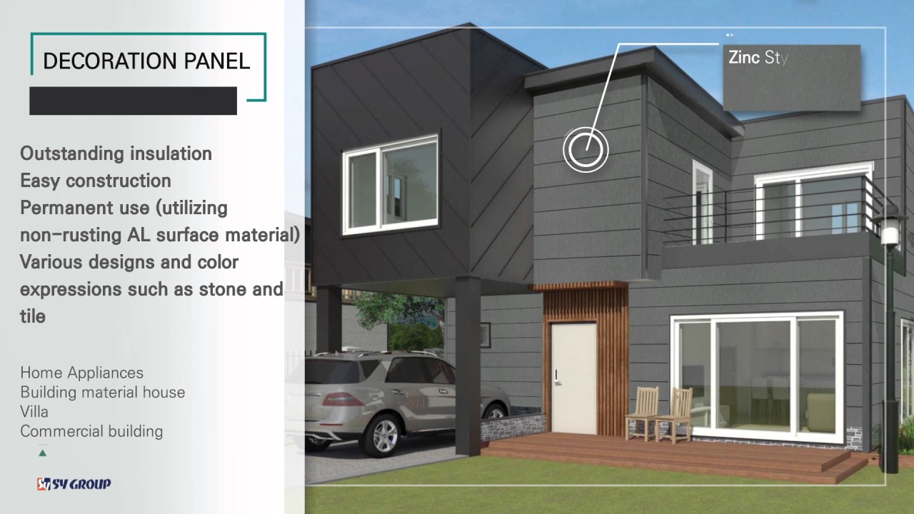 sypanel(syhousing) decoration panel - YouTube