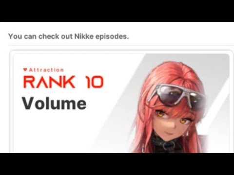 Nikke Goddess of Victory: Volume All Attraction Episode's. - YouTube