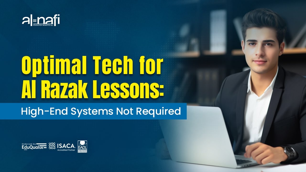 Optimal Tech for Al Razak Lessons: High-End Systems Not Required - YouTube