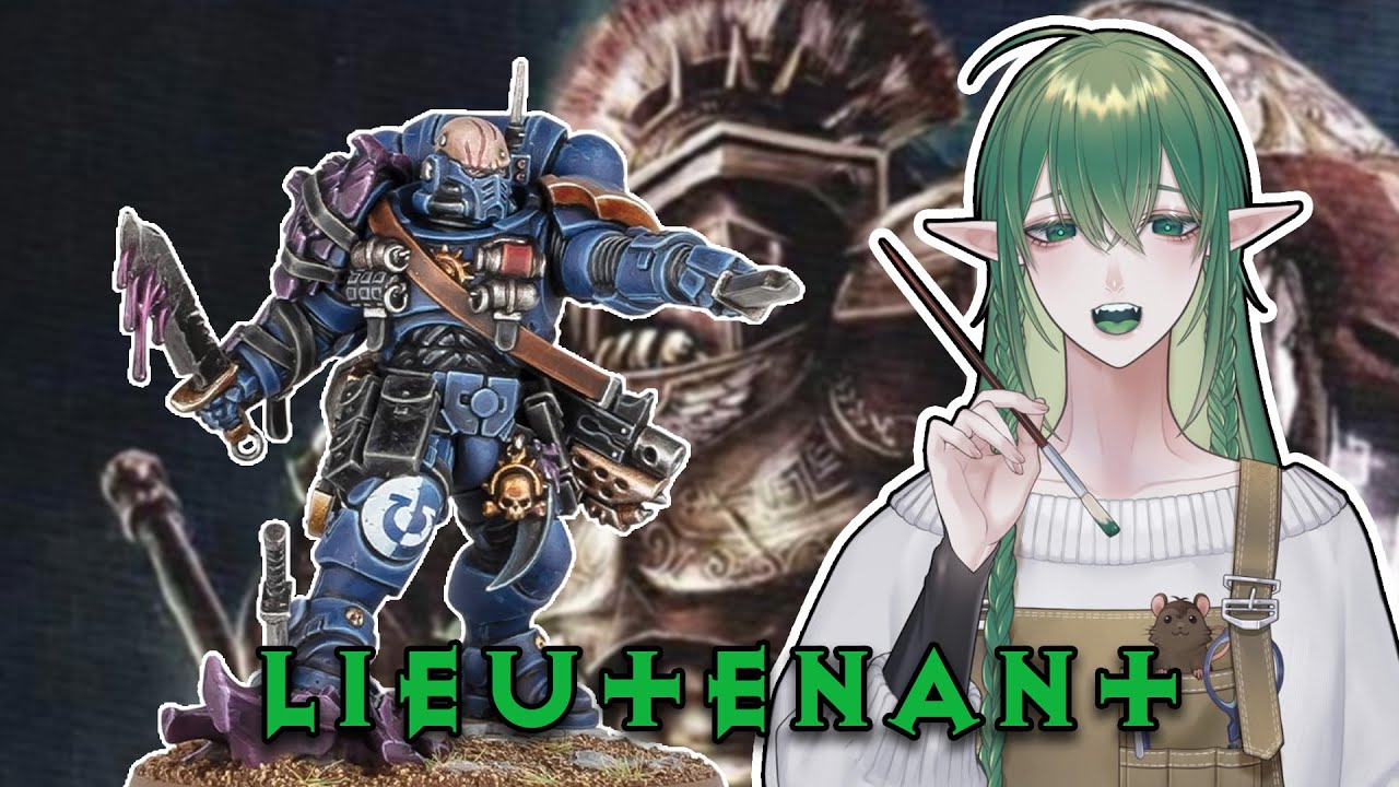 Warhammer Vtuber Paints a Space Marine Lieutenant in Phobos Armour ...