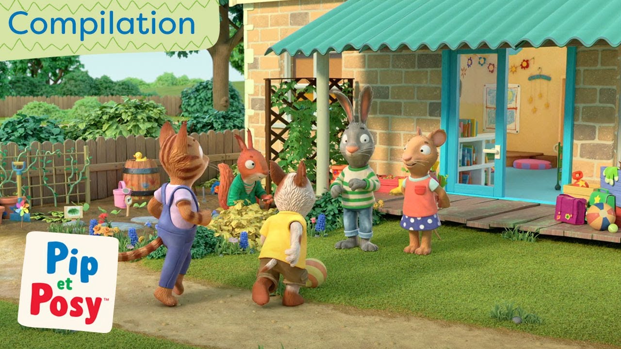 Pip et Posy jouent au football ! @PipetPosyFrançais | Compilation - YouTube