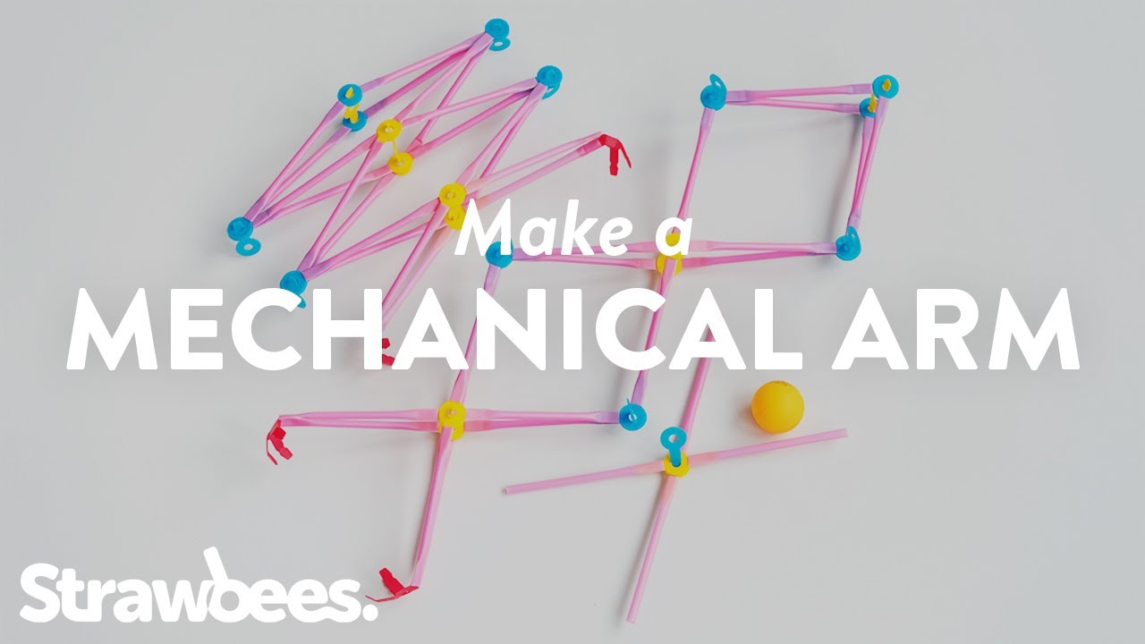 Make a Mechanical Arm by Strawbees - YouTube