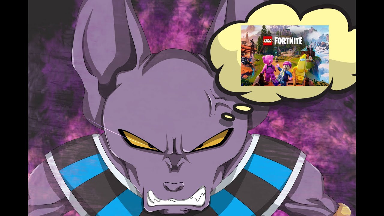 Beerus tries playing Lego Fortnite - YouTube