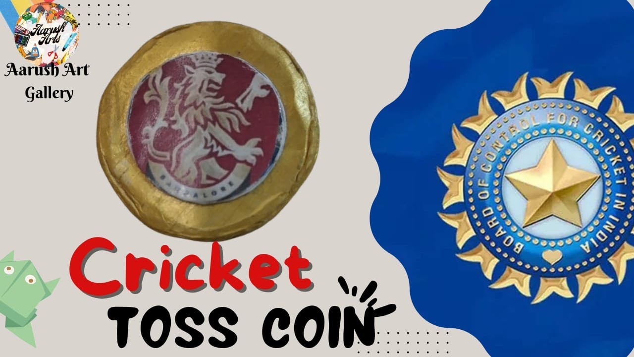 How to make our own Cricket Toss Coin | Craft | - YouTube