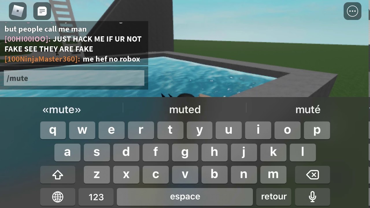 How to mute a roblox player - YouTube