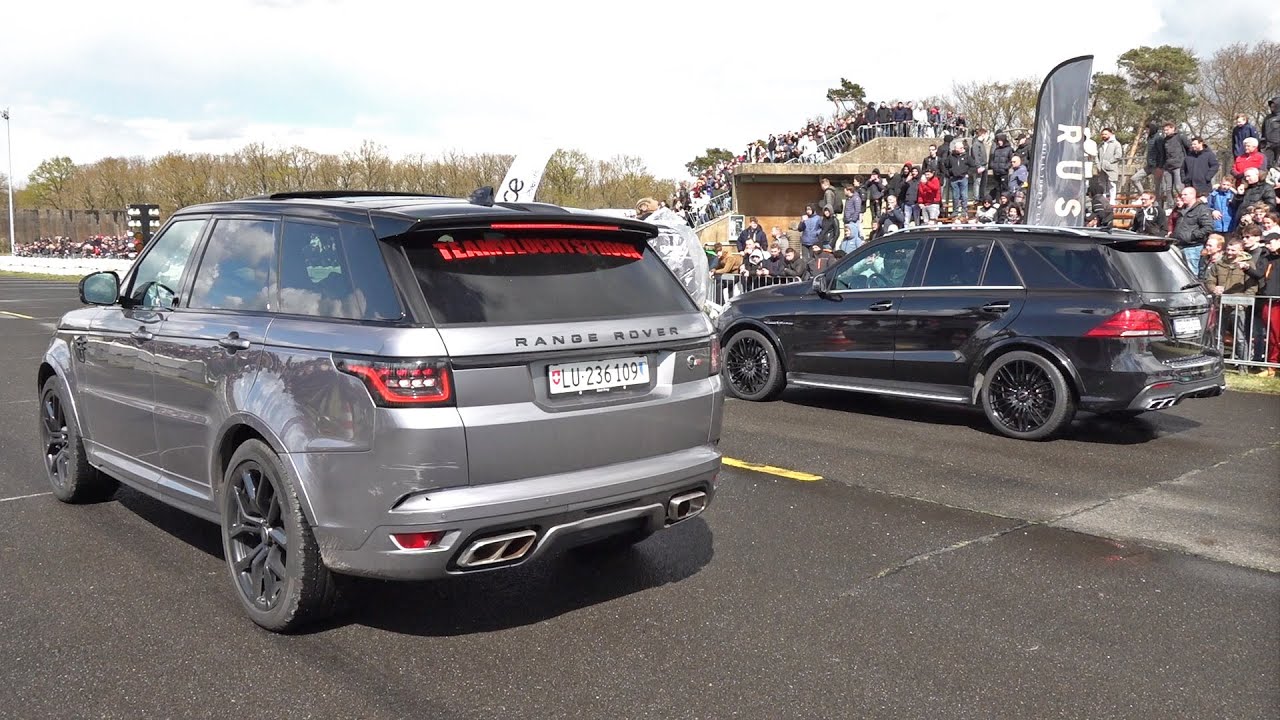 Land Rover Range Rover Sport SVR vs Mercedes-AMG GLE 63 - YouTube