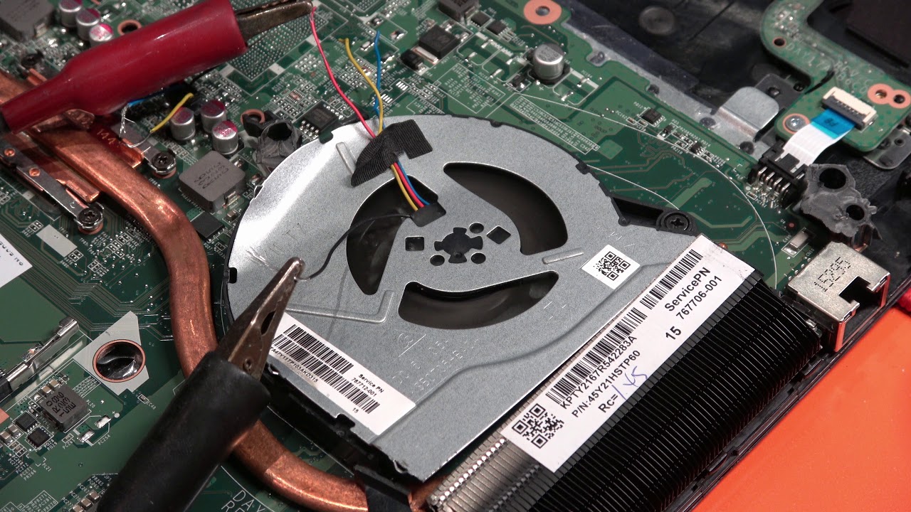 Laptop CPU Fan Blows Up - YouTube