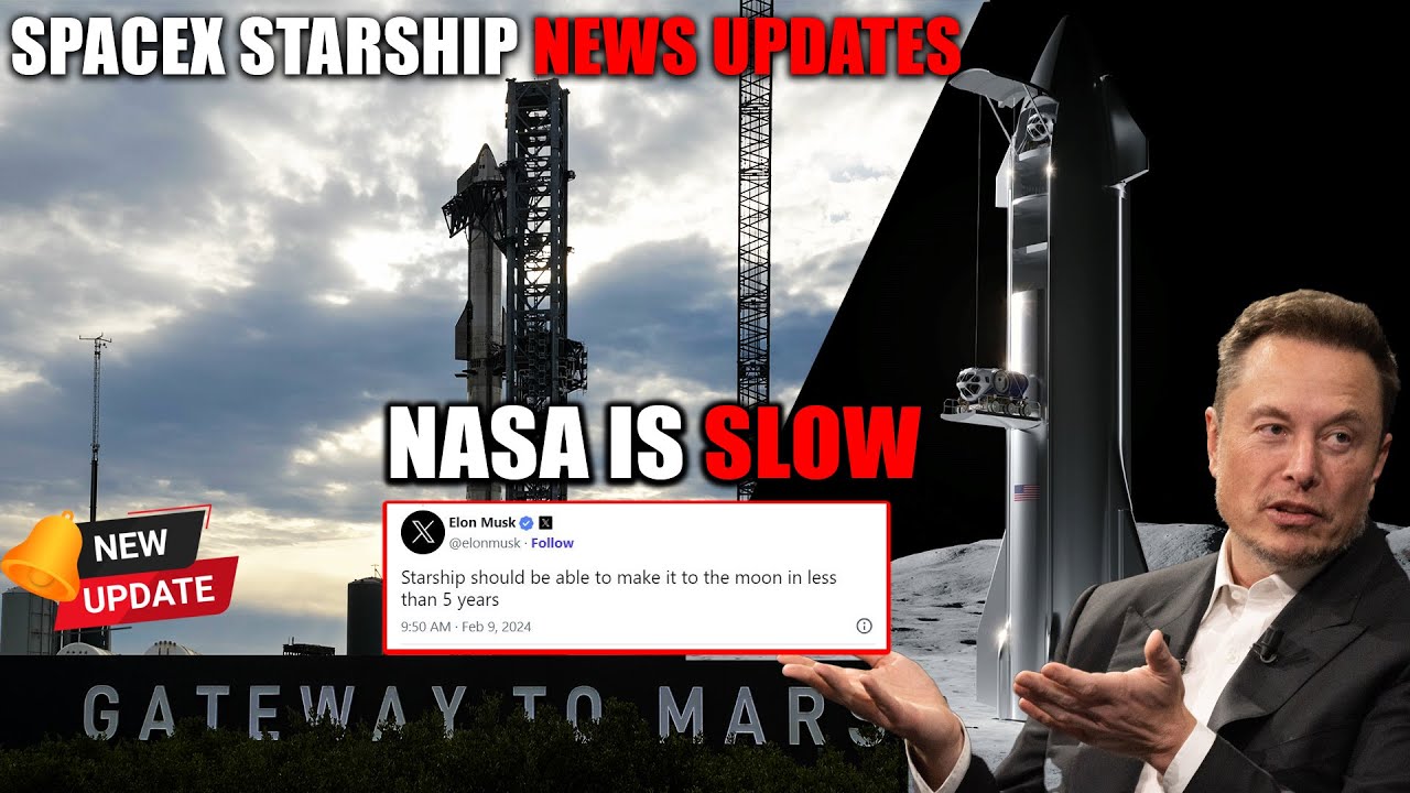Spacex Starship Updates ! Elon Musk hints Starship to soon break NASA's ...