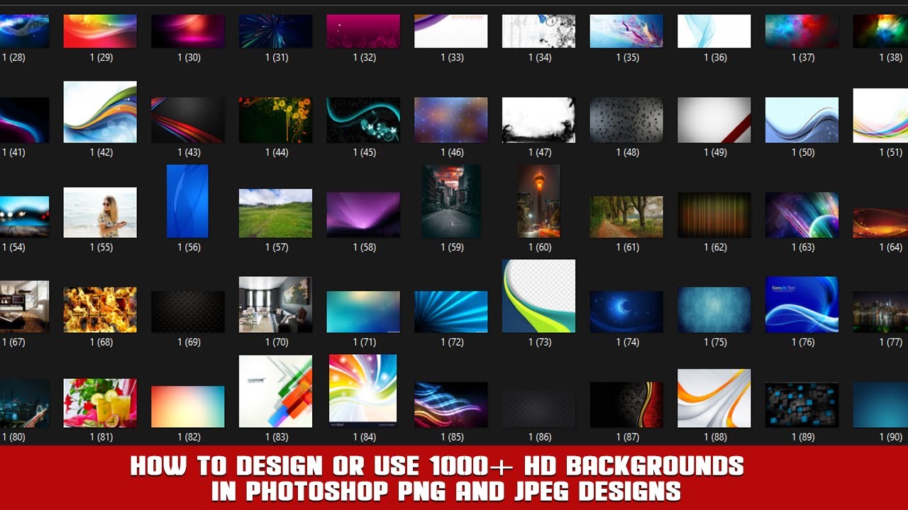 1000+ HD BACKGROUNDS IN Photoshop PNG and JPEG Designs - YouTube