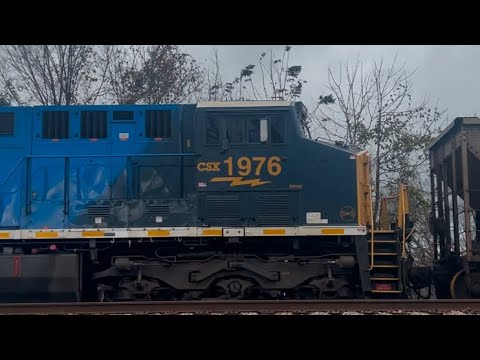 CSX C320-07 Idles In Slighs SC With CSX Conrail Unit As DPU On December 11th, 2024 - YouTube