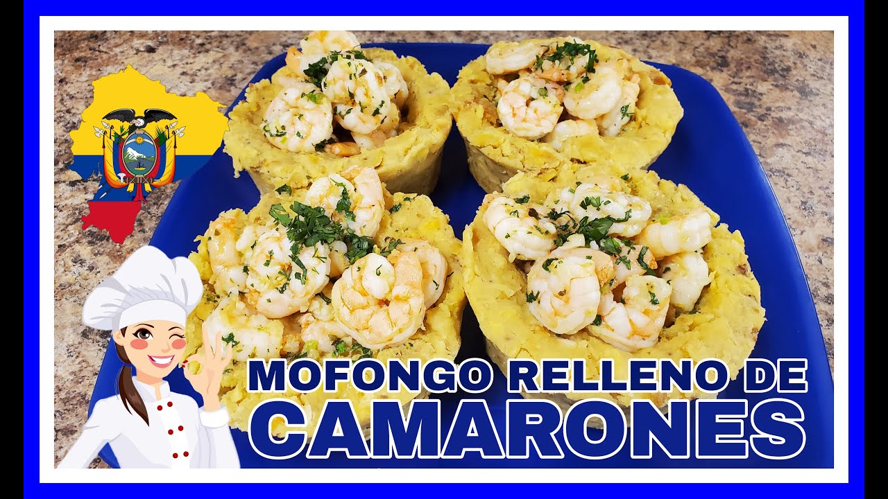 Mofongo Con Camarones Al Ajillo