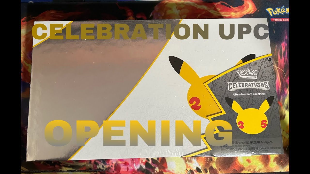 Pokémon 25th Anniversary Celebration UPC Opening - YouTube