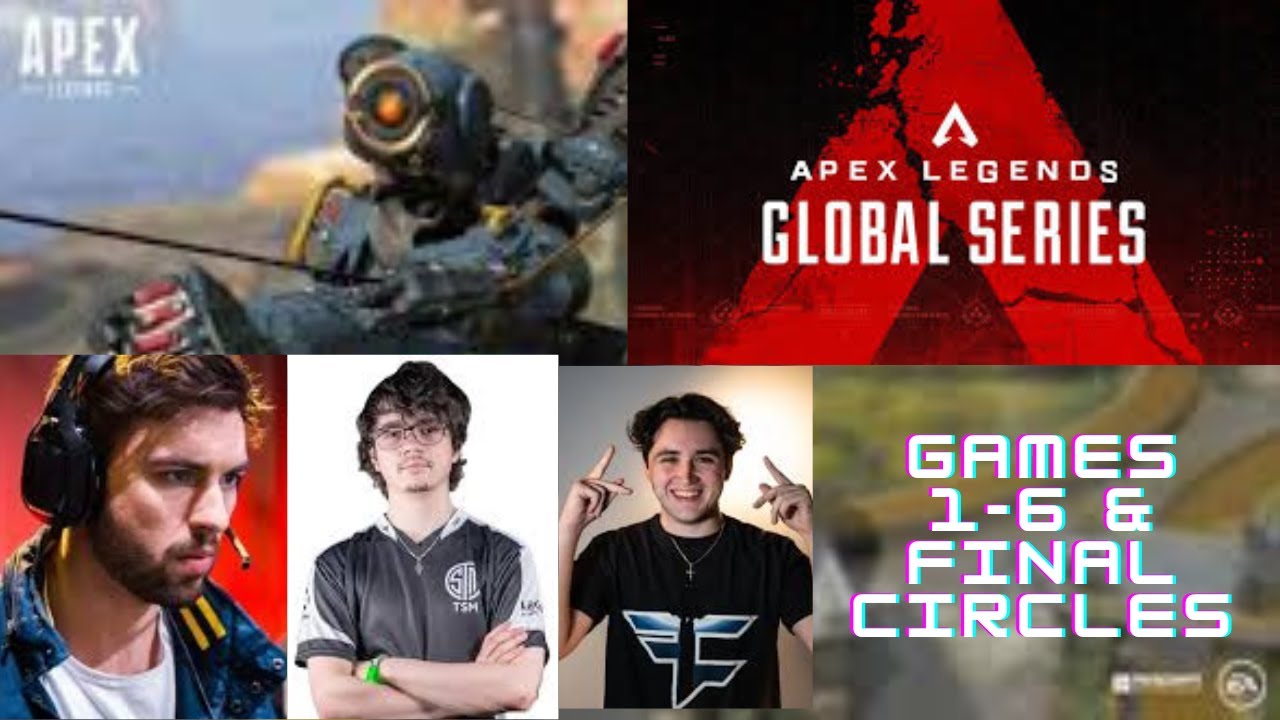 FAZE GAMES 1-6 OF THE ALGS PRO LEAGUE DAY 6! GROUP B VS C! SNIP3DOWN ...