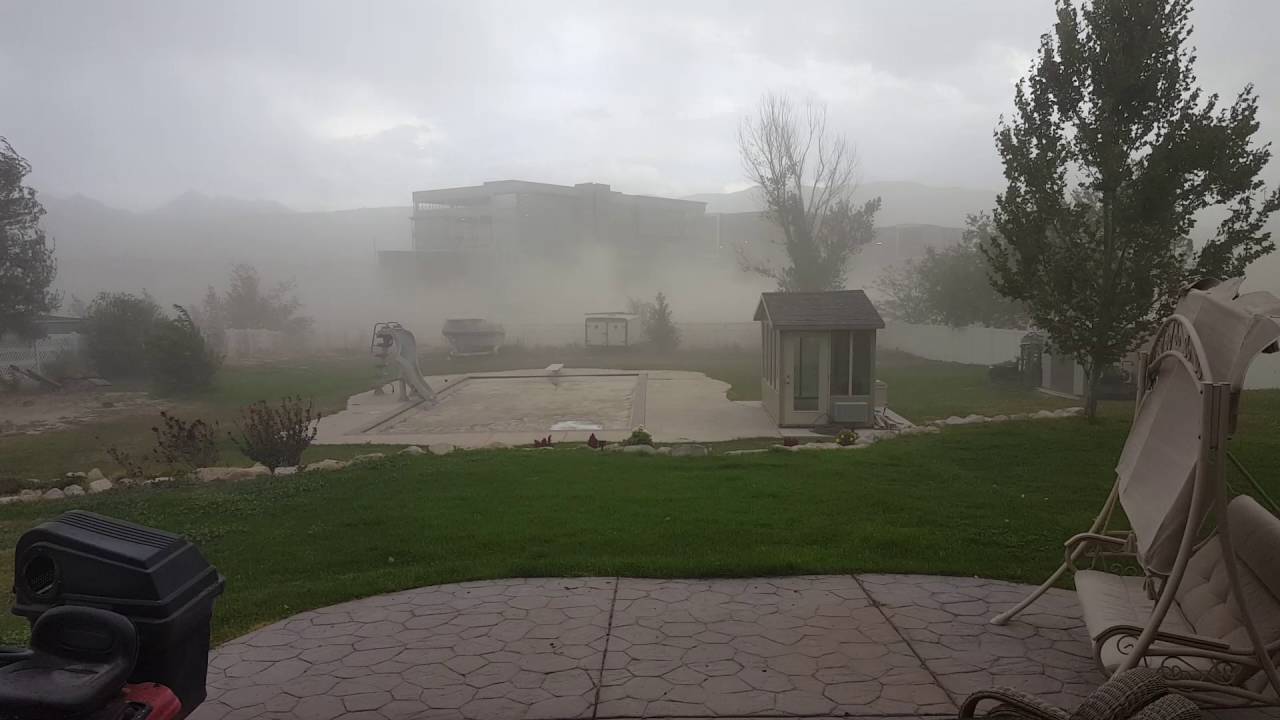 Thanks draper city utah dust storm - YouTube