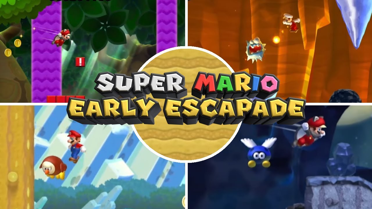 Super Mario Early Escapade - Full 100% Walkthrough - YouTube