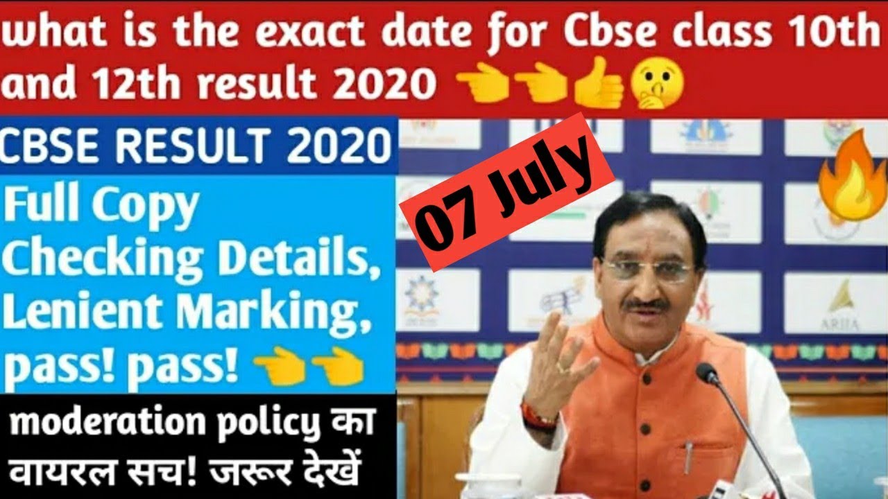 Cbse Board Exam Result 2020 | Paper Checking | Latest Update | Cbse ...