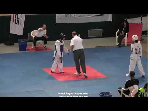 49kg Sevval H. Demir - Aysenur Kotan (2012 Turkish Taekwondo Championships Under -21)