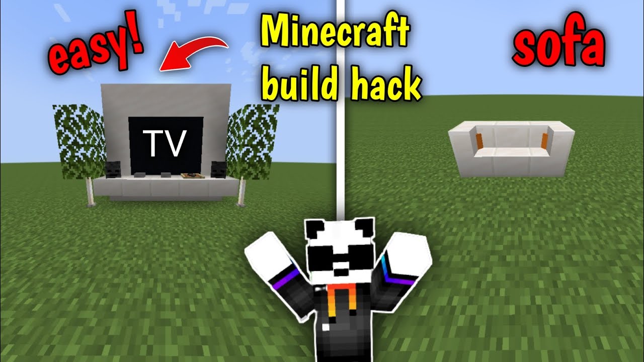 minecraft top 7 build hack || minecraft build hack - YouTube
