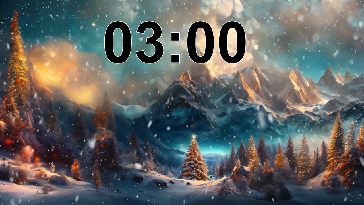 3 Minute Timer - Fun Music Over Gorgeous Animation ️ - YouTube