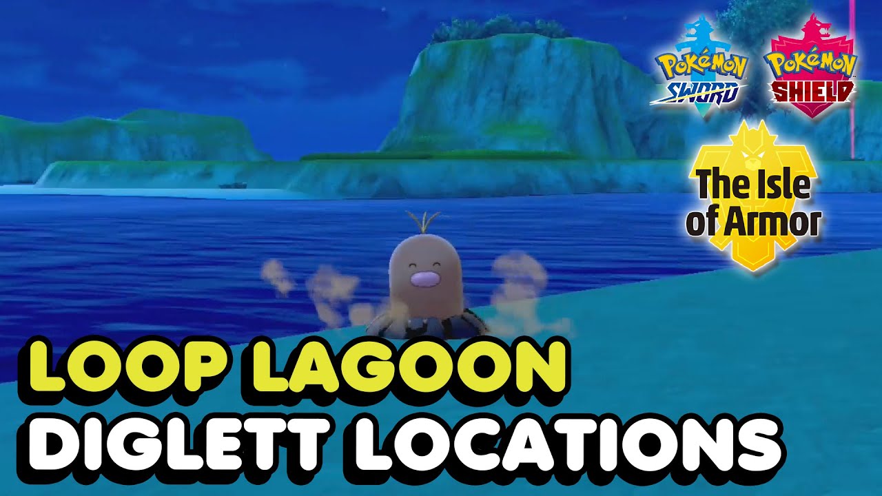 Loop Lagoon All Diglett Locations In Pokemon Sword & Shield (Isle Of ...
