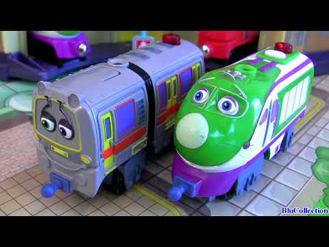 Chuggington Emery and Koko Interactive Railway talking trains toys review